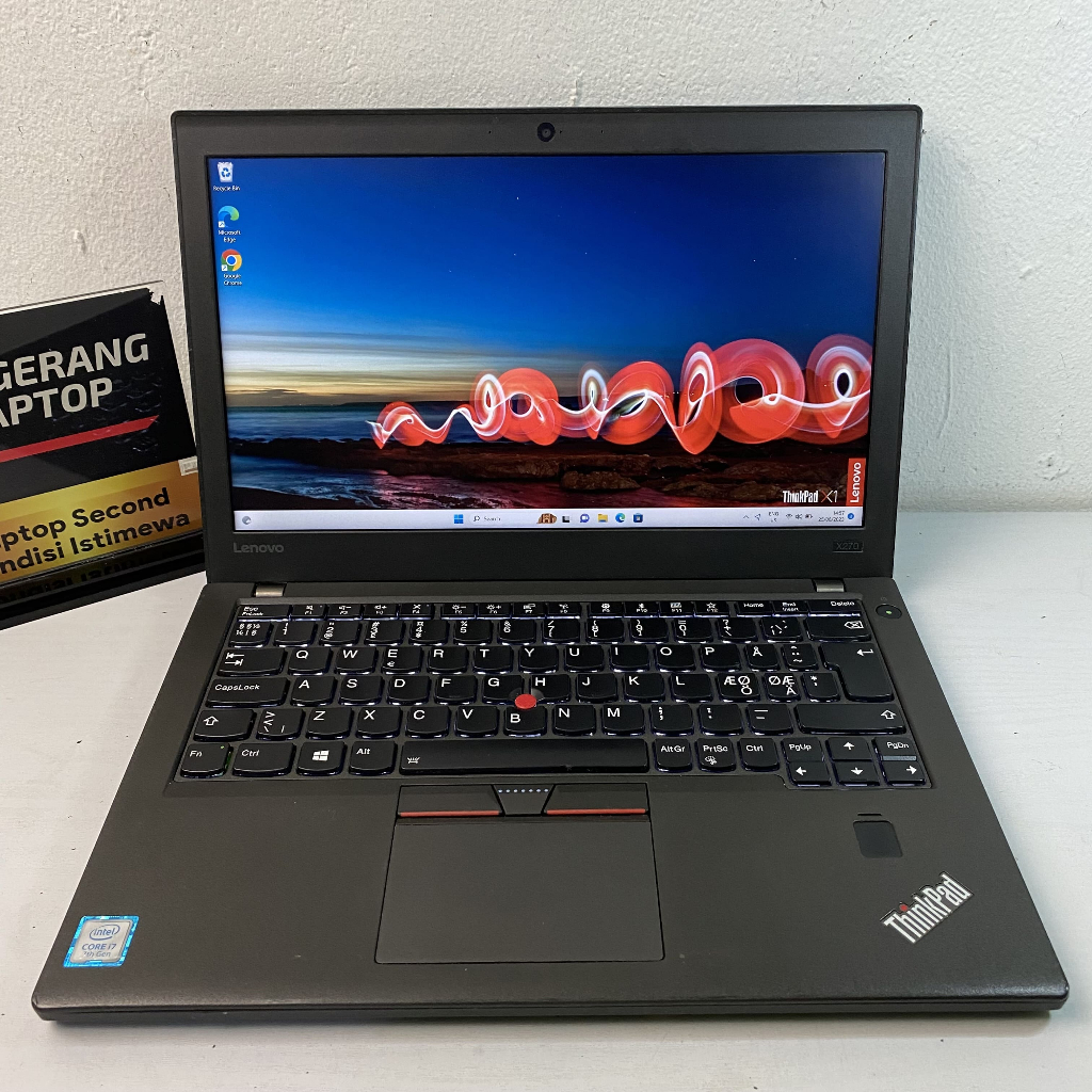 Jual Laptop UltraBook Lenovo ThinkPad X270 Intel Core i7 7500U Gen 7 RAM 16GB SSD NVMe 512GB FHD ...