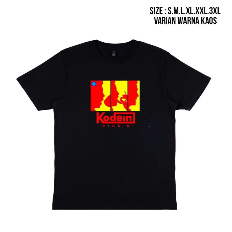 Jual kaos plesetan kata kata KODEIN DINGIN size s-3xl | Shopee Indonesia