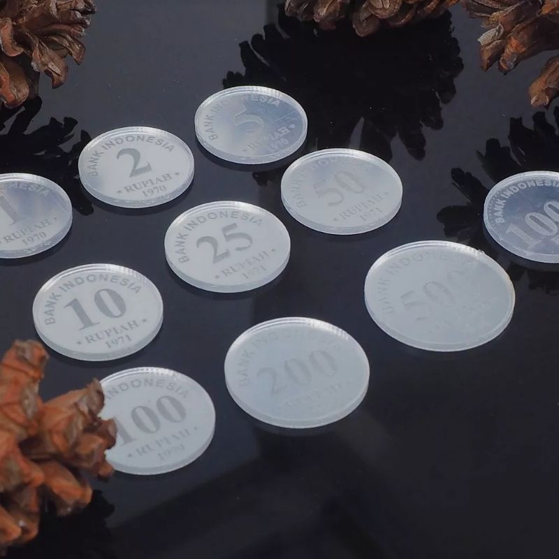 Jual Replika koin mainan kuno akrilik mahar uangkoin termurah ...