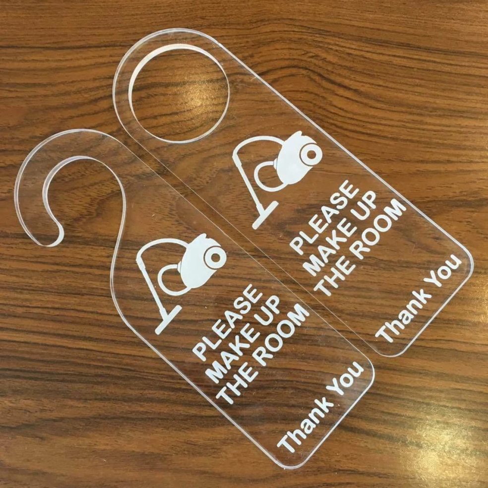 Jual Sign Akrilik Gantungan Pintu Do Not Disturb Custom | Shopee Indonesia