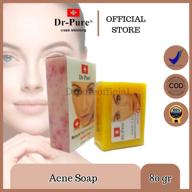 Jual DR PURE SABUN ACNE CARE SABUN WAJAH ACNE BPOM TERBARU | Shopee ...