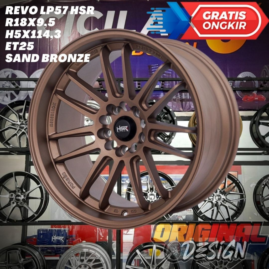 Jual Velg Mobil Ring 18 R18 HSR Revo Lebar 9,5 ET25 Bronze Cocok Untuk Innova | Shopee Indonesia