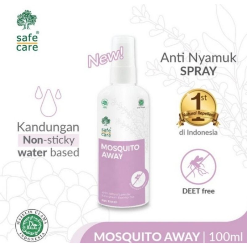 Jual MOSQUITO AWAY SAFE CARE SEMPROT ANTI NYAMUK UNTUK BAYI DAN DEWASA | Shopee Indonesia