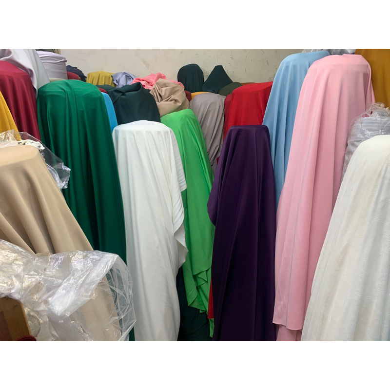 Jual Bahan Kain SCUBA PREMIUM Banyak Warna (Harga per 0.5meter ...