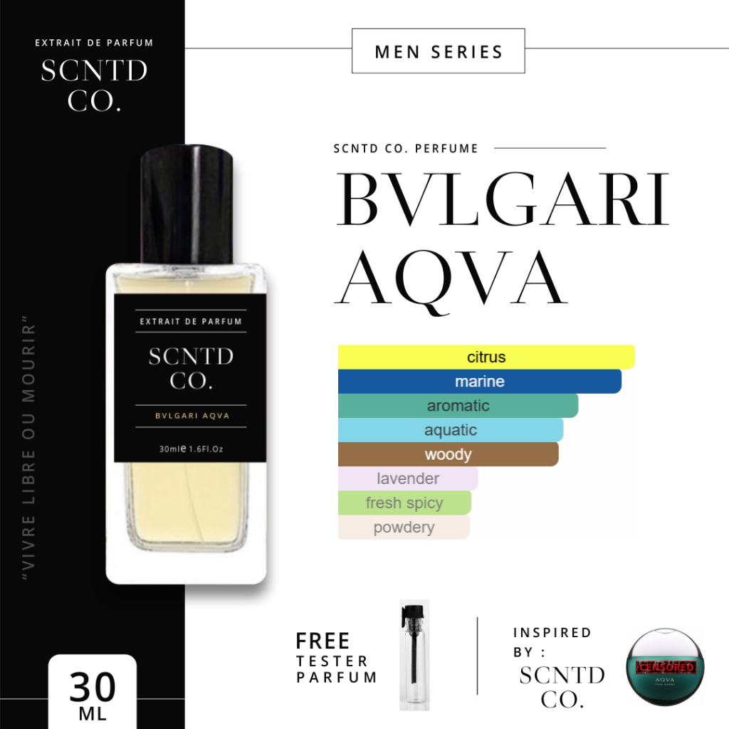 Jual Parfum BULGARI AQUA by SCNTD CO Perfume - FREE TESTER PARFUM ...