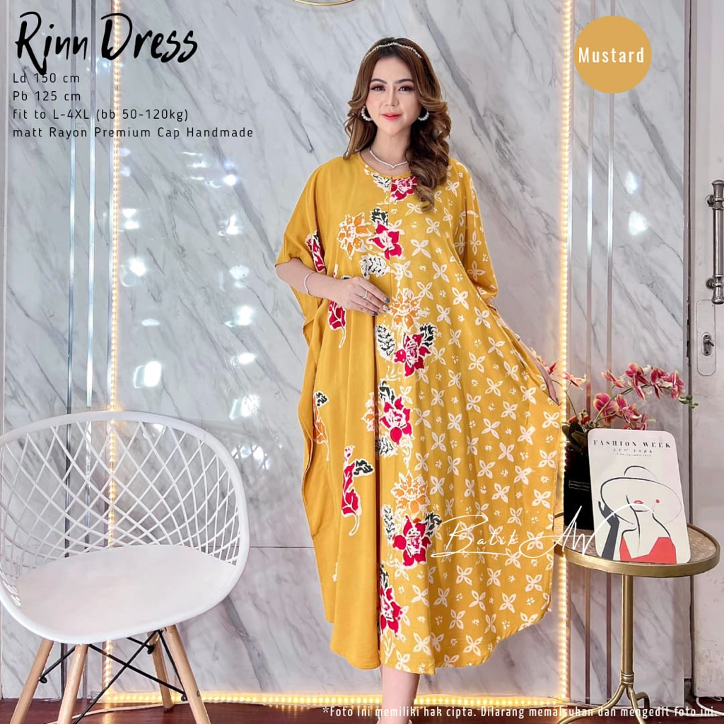 Jual Daster Kekinian - Rinnn Dres Midi Lowo Batik Cap Encim Malaman ...