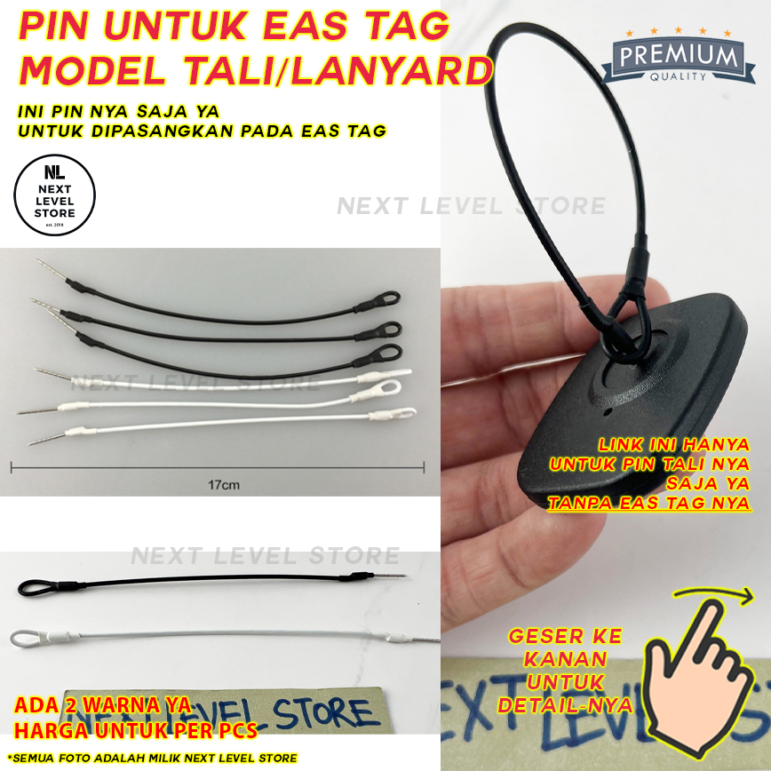 Jual Pin Tali Lanyard EAS Hard Tag Alarm Anti Theft Sensor RF (PIN NYA ...