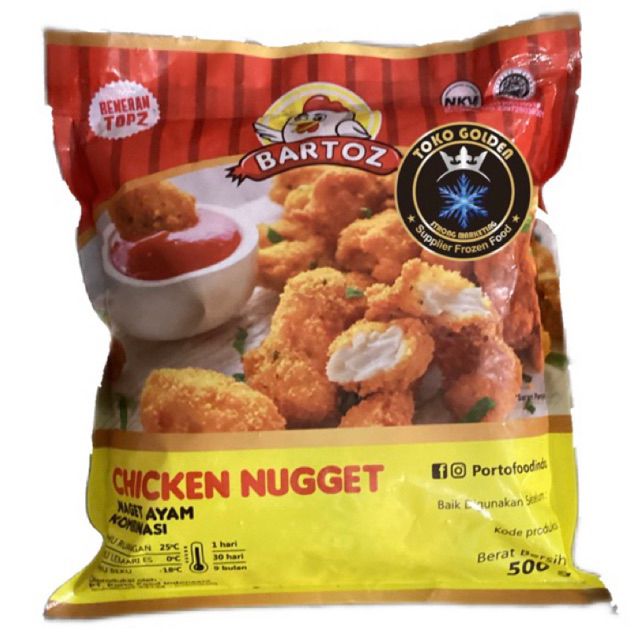Jual BARTOZ chicken nugget / NAGET AYAM 500gr | Shopee Indonesia