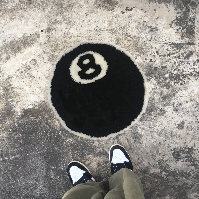 Jual Custom Rug Stussy 8 Ball | Shopee Indonesia