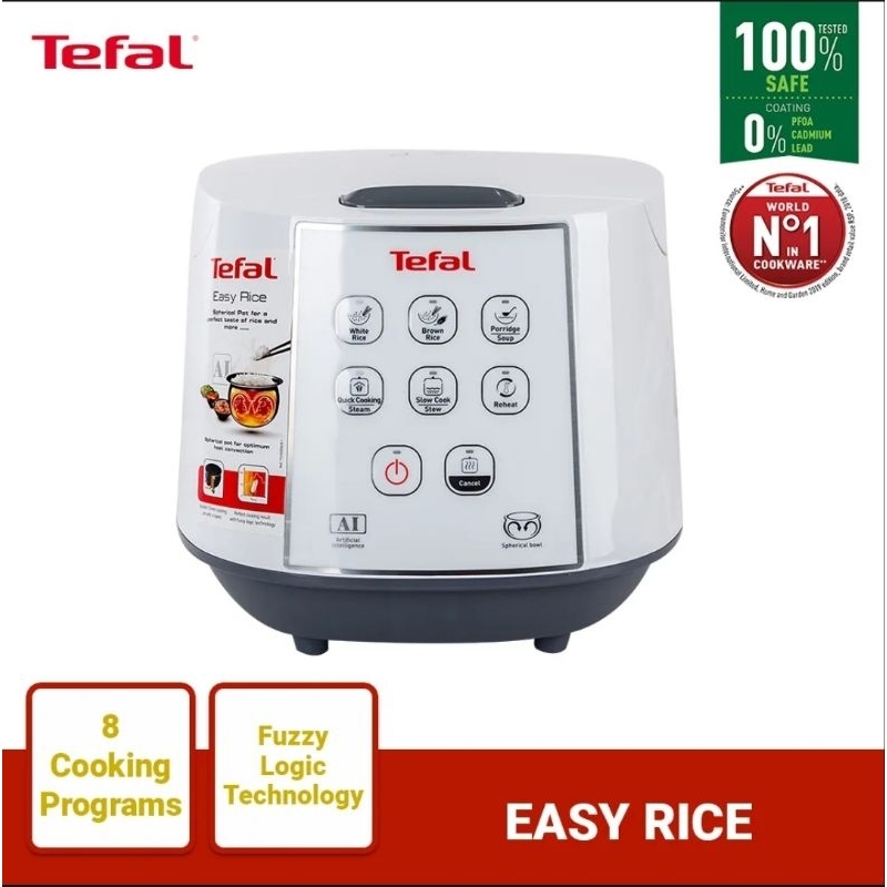 Jual Tefal Easy Rice Cooker RK7321 MAGIC COM Spherical pot Fuzzy logic ...