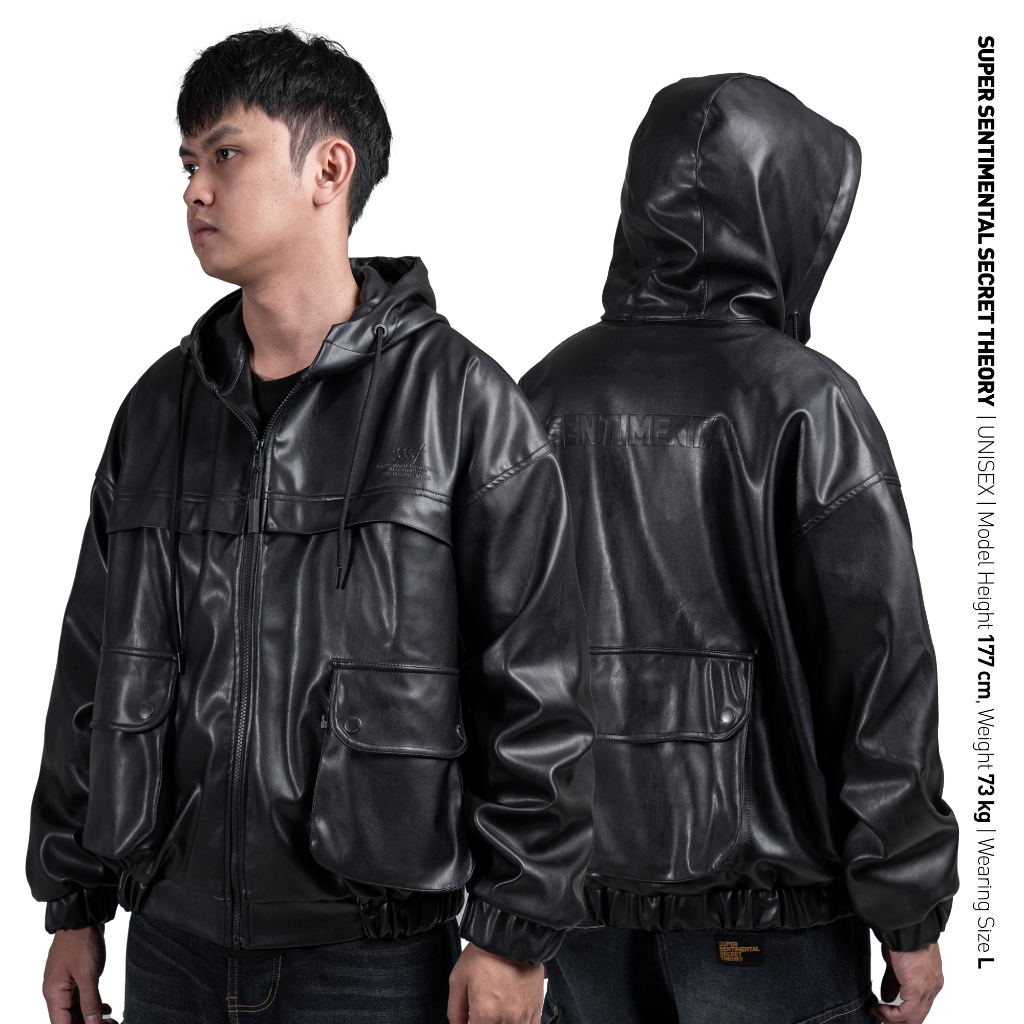 Jual SSST Diablo Oversize Jacket Leather Hitam | Shopee Indonesia
