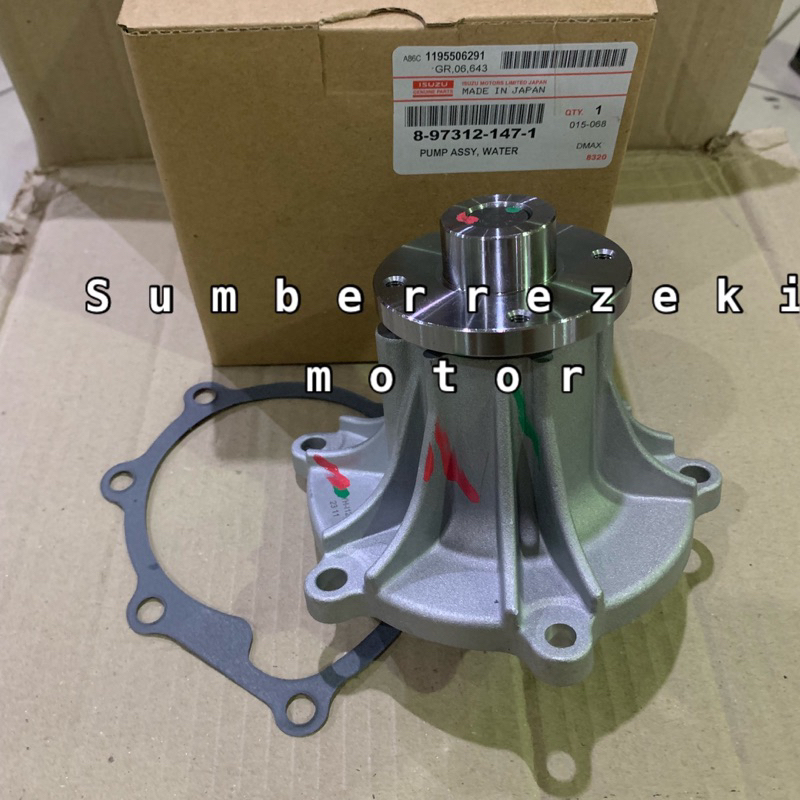Jual Water pump water pump pompa air isuzu dmax Dmax 4JJ 4Jk Mux mux ...