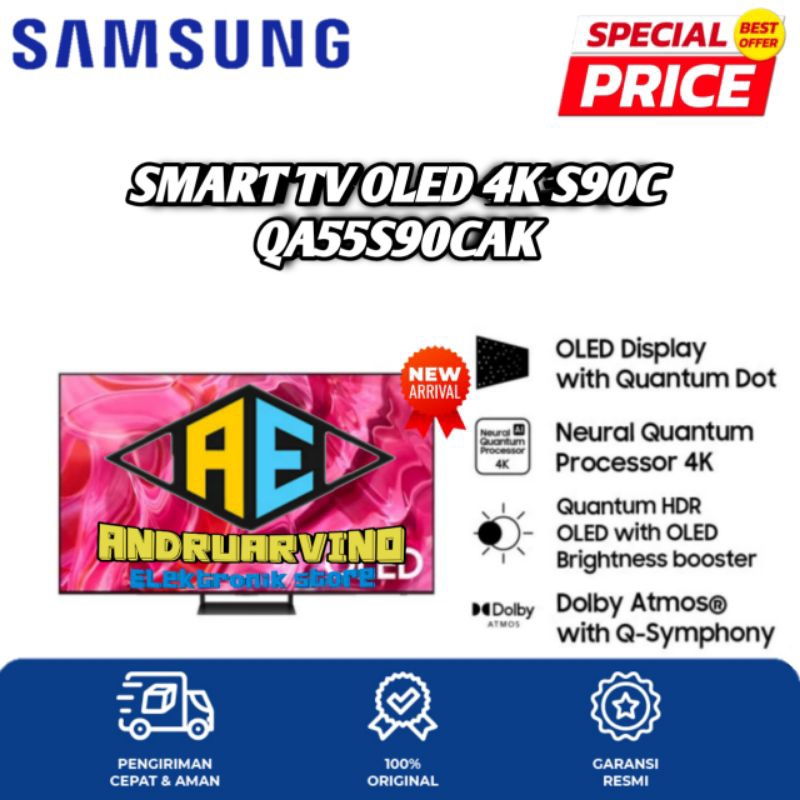 Jual SAMSUNG OLED SMART TV 55 INCH QA55S90CAK OLED 4K UHD 55S90C ...