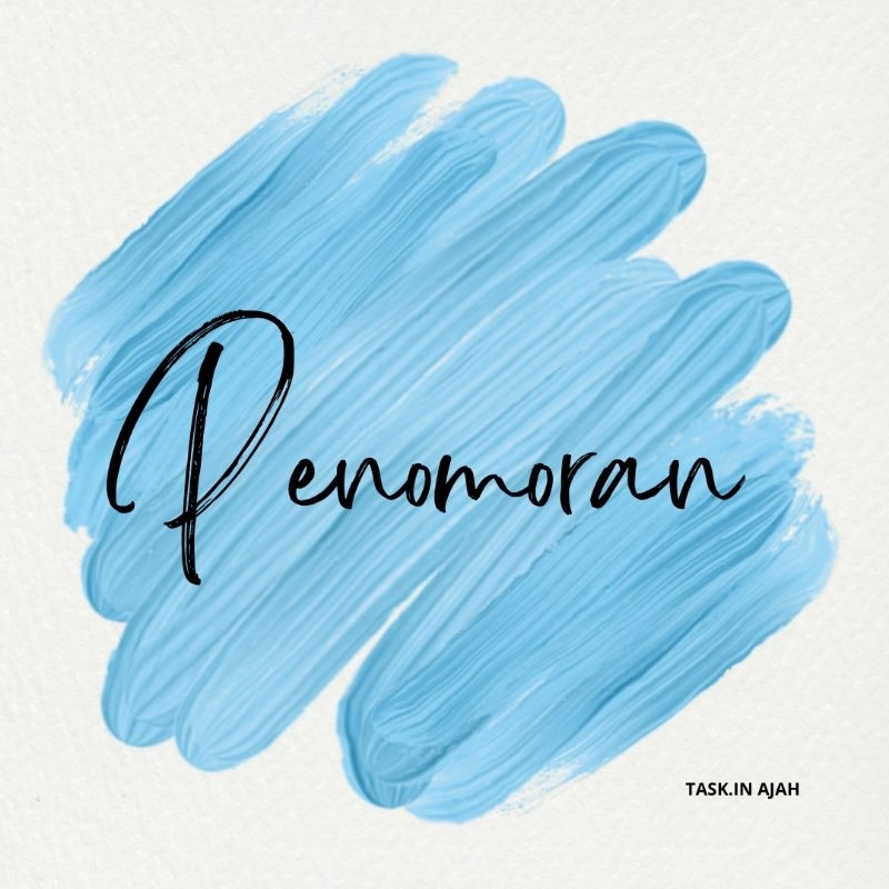 Jual Penomoran (Daftar Isi, Tabel, Gambar, Lampiran) | Shopee Indonesia