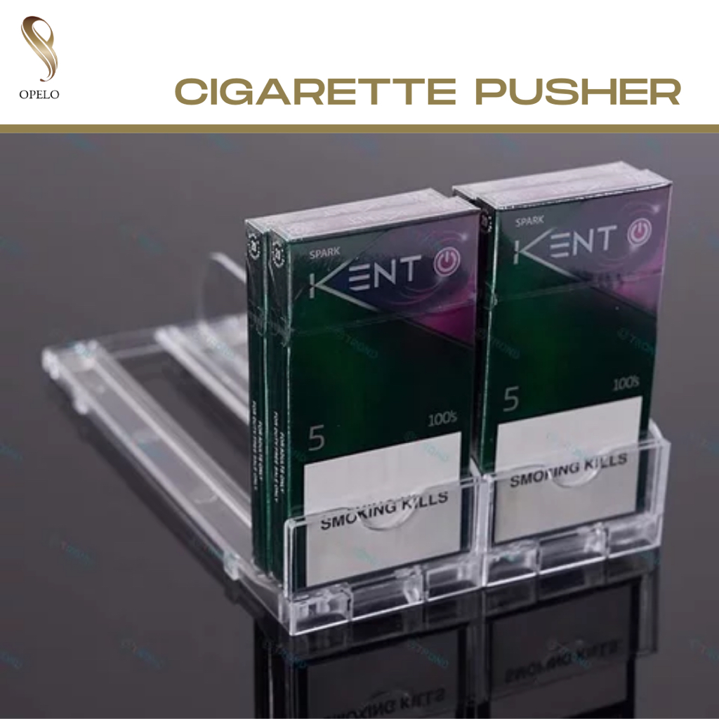 Jual RAK PUSHER ROKOK ACRILIK BENING OTOMATIS DISPLAY MINIMARKET DAN ...