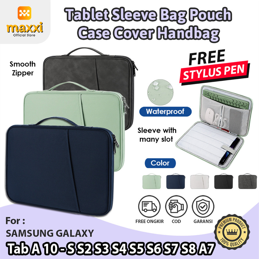 Jual Samsung Tab A 10 S S2 S3 S4 S5e S6 S7 S8 A7 Lite Soft Sleeve Tas ...