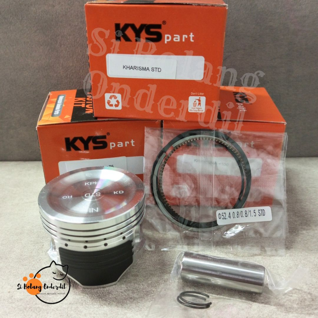 Jual PISTON KIT KARISMA KYS PART KODE KPH PNP SUPRA X 125 KARBU MURAH ...