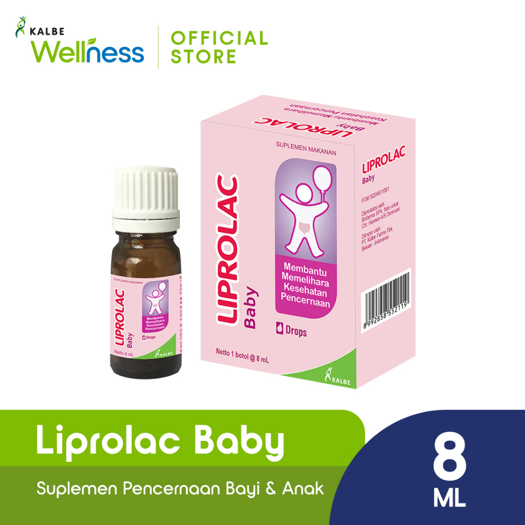 Jual Liprolac Baby Drop 8ml - Probiotik & Prebiotik Anak | Shopee Indonesia