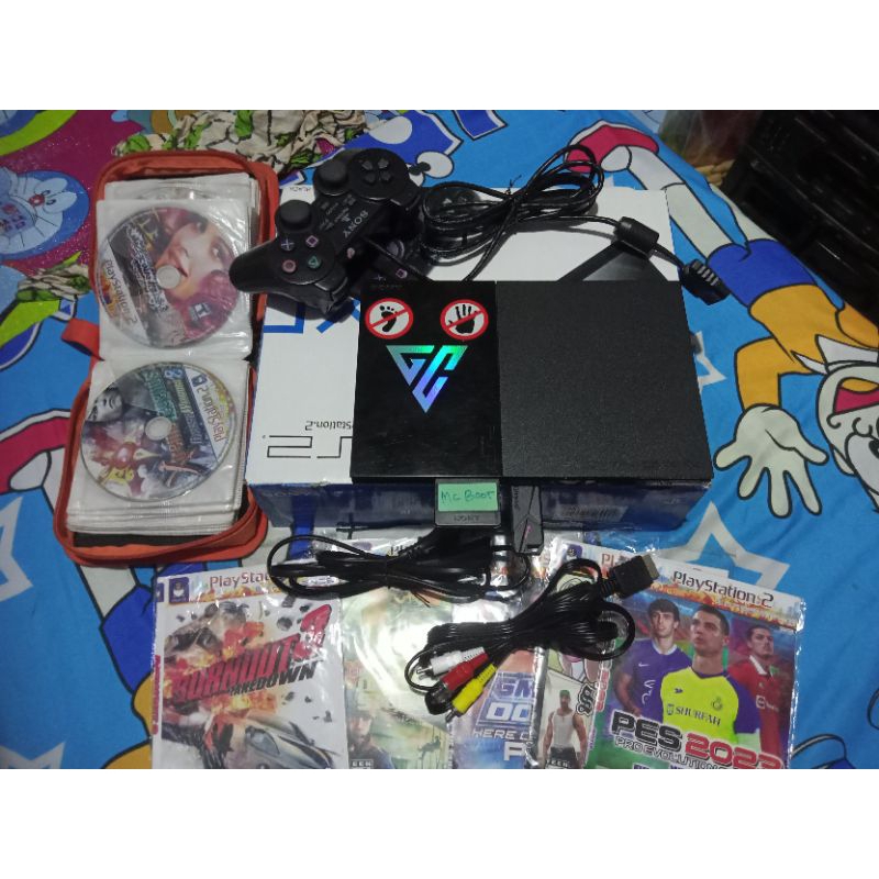 Jual Ps2 Slim Seri 90006 (Magicgate) FD 64gb Kaset 20++ Seri Rare ...