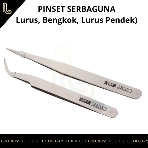 Jual Pinset Siku Stainless Steel Laboratorium Anti Magnetic | Shopee ...