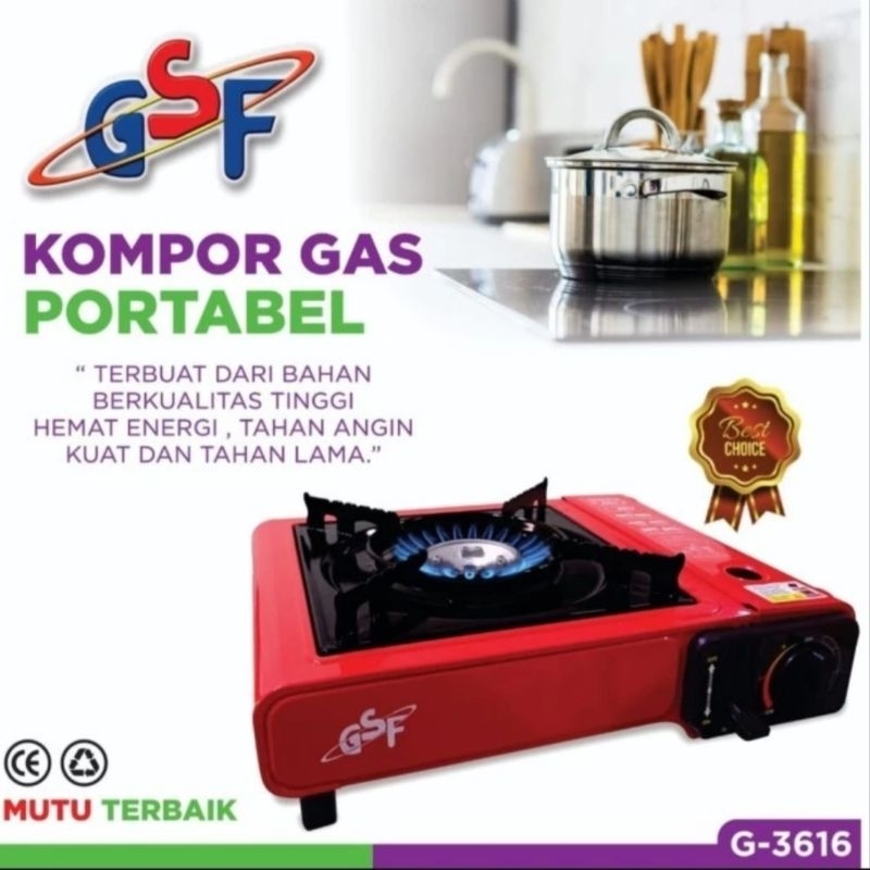 Jual KOMPOR GAS PORTABLE 2IN1 GAS KALENG DAN GAS TABUNG KOMPOR PORTABLE ...