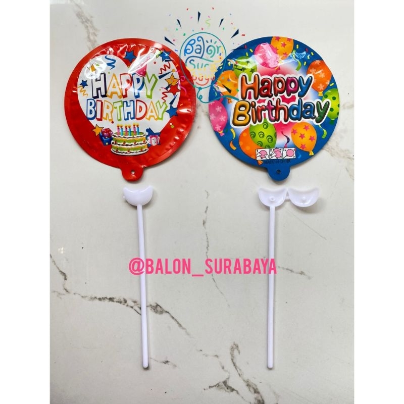 Jual BALON Happy Birthday BOOM STIK (Balon Baru Pencet) | Shopee Indonesia