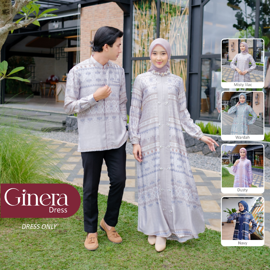Jual Ginera Gamis Payet Couple Premium Series (GAMIS SAJA) | Shopee ...