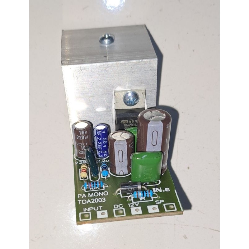 Jual KIT POWER AMPLI MINI MONO TDA2003 10W DC12V | Shopee Indonesia