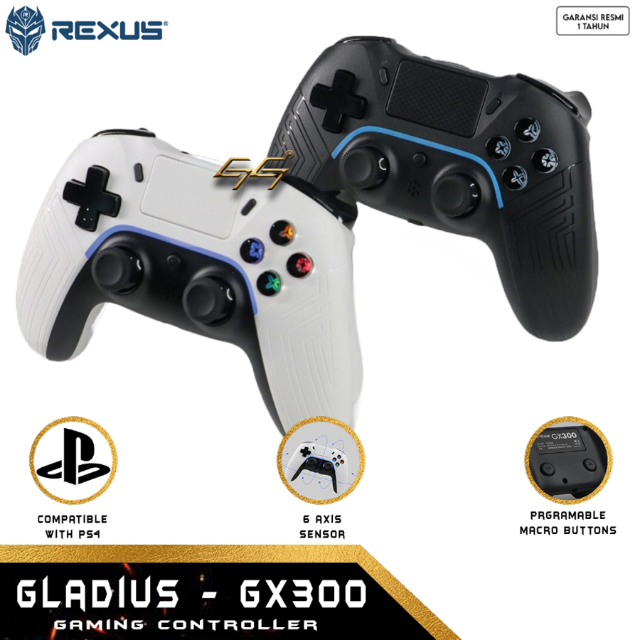 Jual Rexus GLADIUS GX300 GX 300 Hall Effect Multiplatform Bluetooth ...