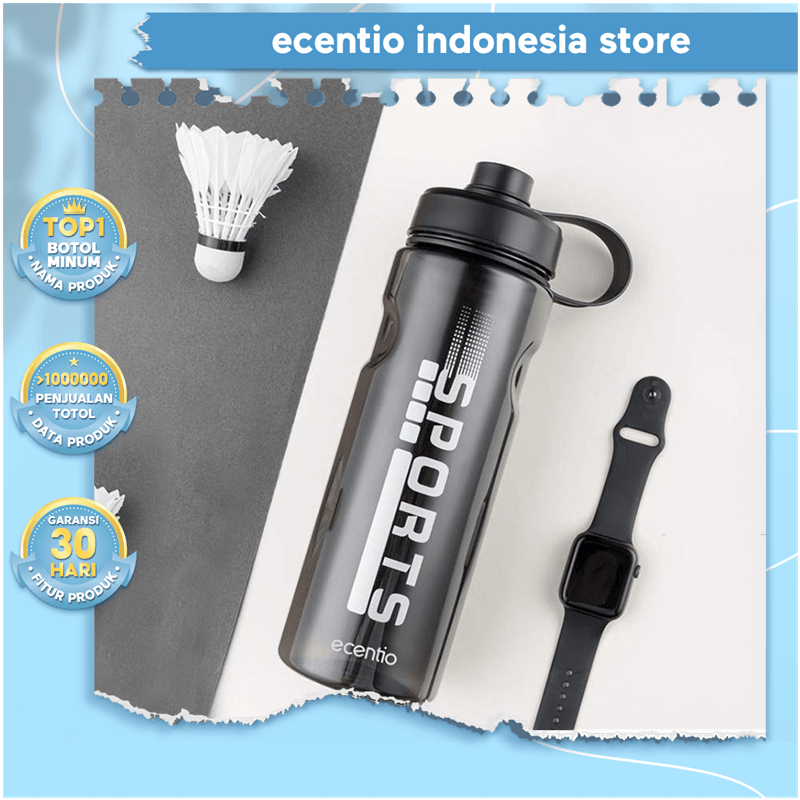Jual ecentio botol minum 1.3 liter Big Drinking Cup 1300ml /botol air ...