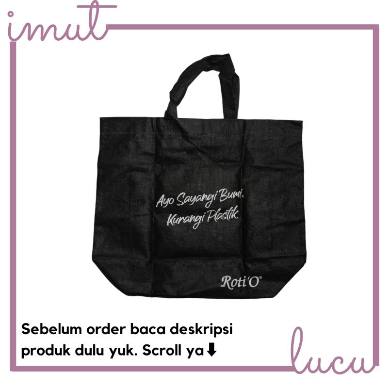 Jual PRELOVED - Tote Bag Roti O Tas Belanja Shopping Bag Spunbond Murah ...