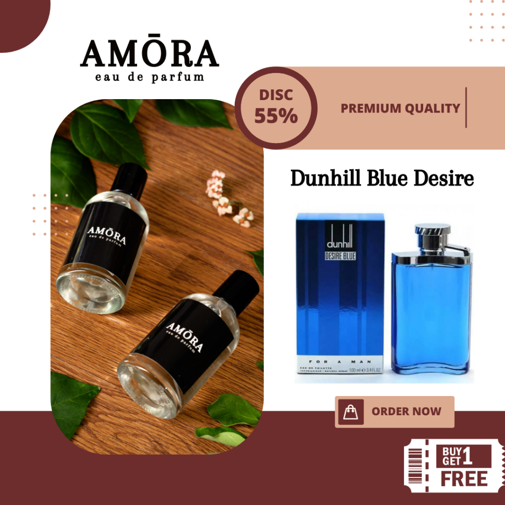 Jual Amora Parfum Dnl Blue Farfum Pria Eau De Perfume Mnyak Wangi Tahan ...