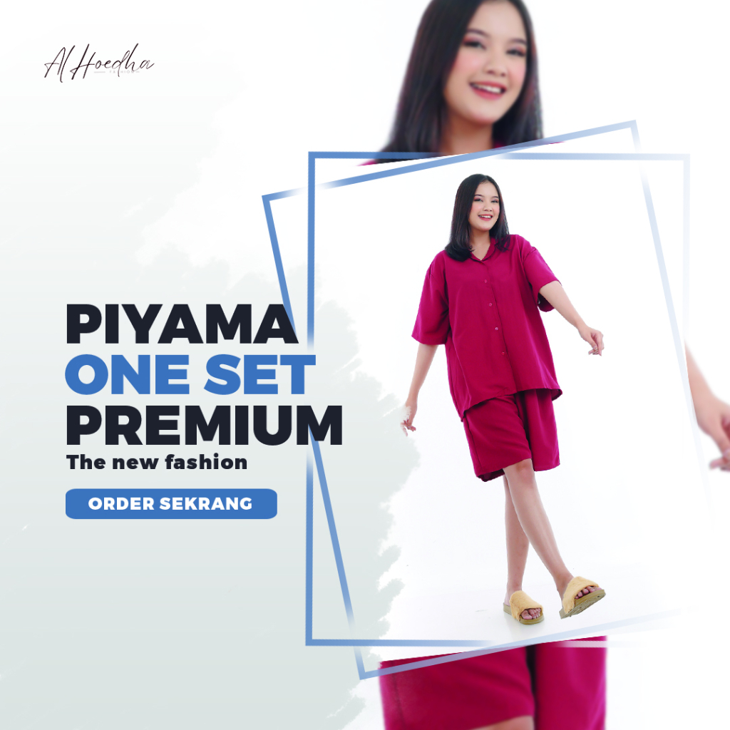 Jual One Set Piyama Baju Tidur Pendek GEMPITA Big Size LD 120 LD 140 ...