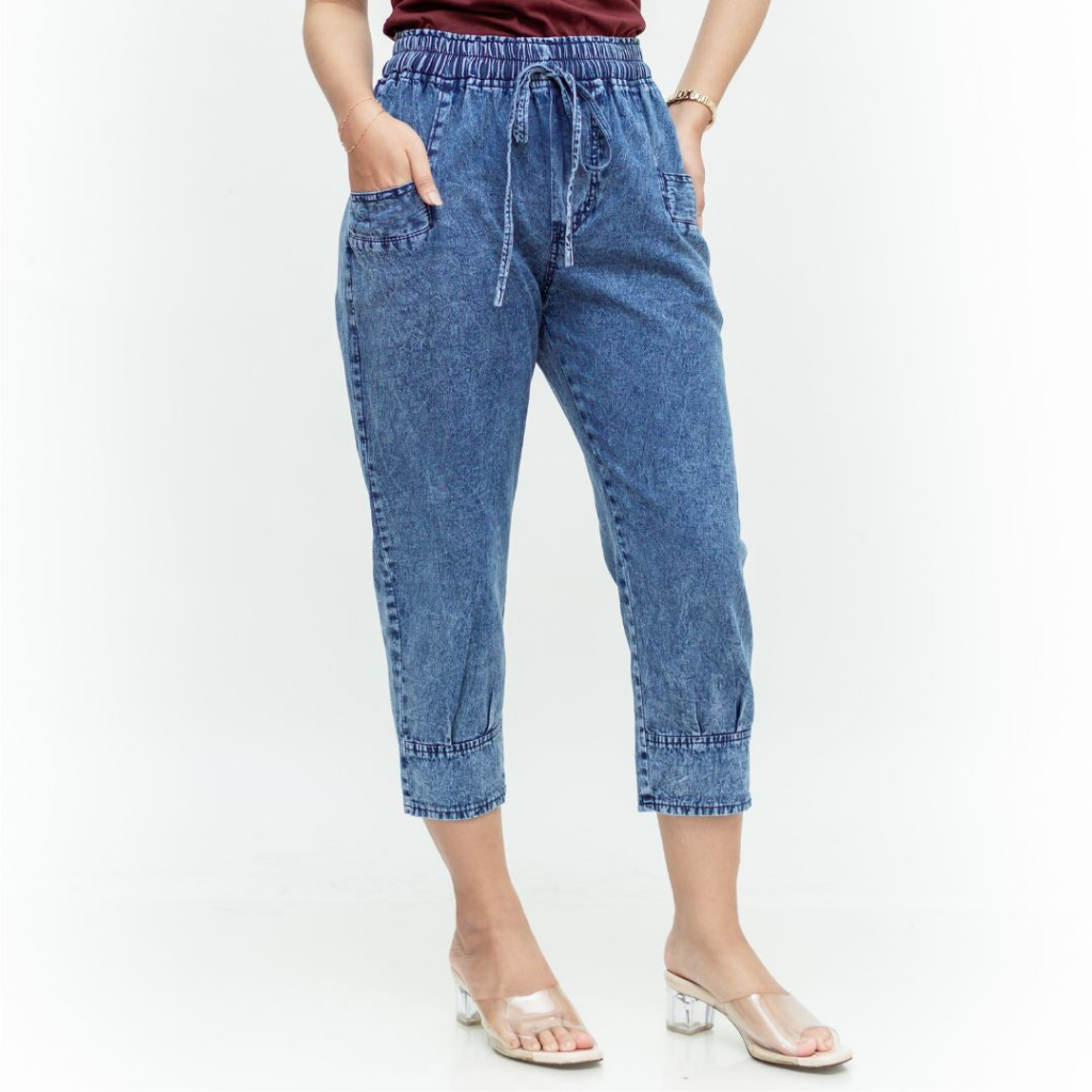 Jual MOLDING - Celana Jeans Dewasa Wanita 7/9 Model Haruka All Size Dan ...