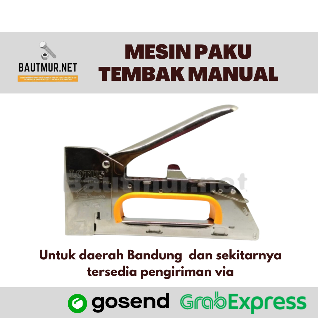 Jual Mesin Paku Tembak Manual LOTUS - Mesin Paku Tembak Jok Kardus ...