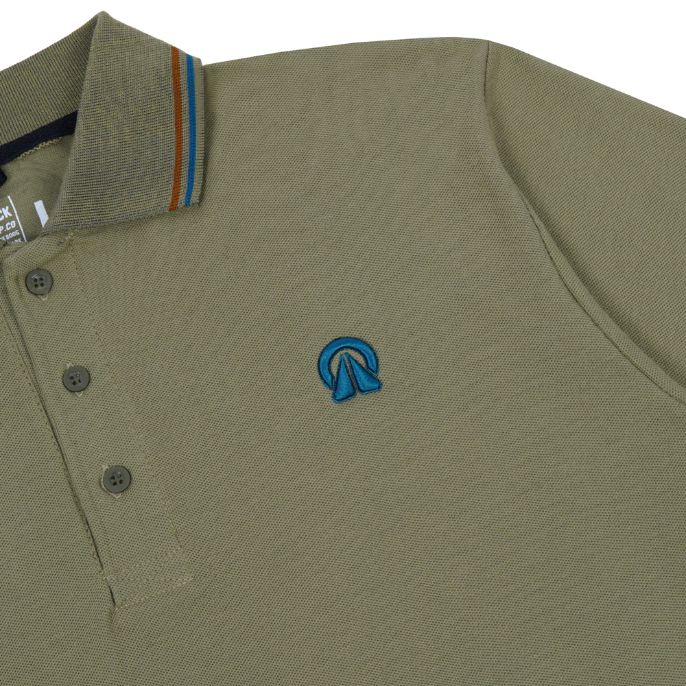 Jual Dobujack Polo Shirt Maurice Green Olive | Shopee Indonesia