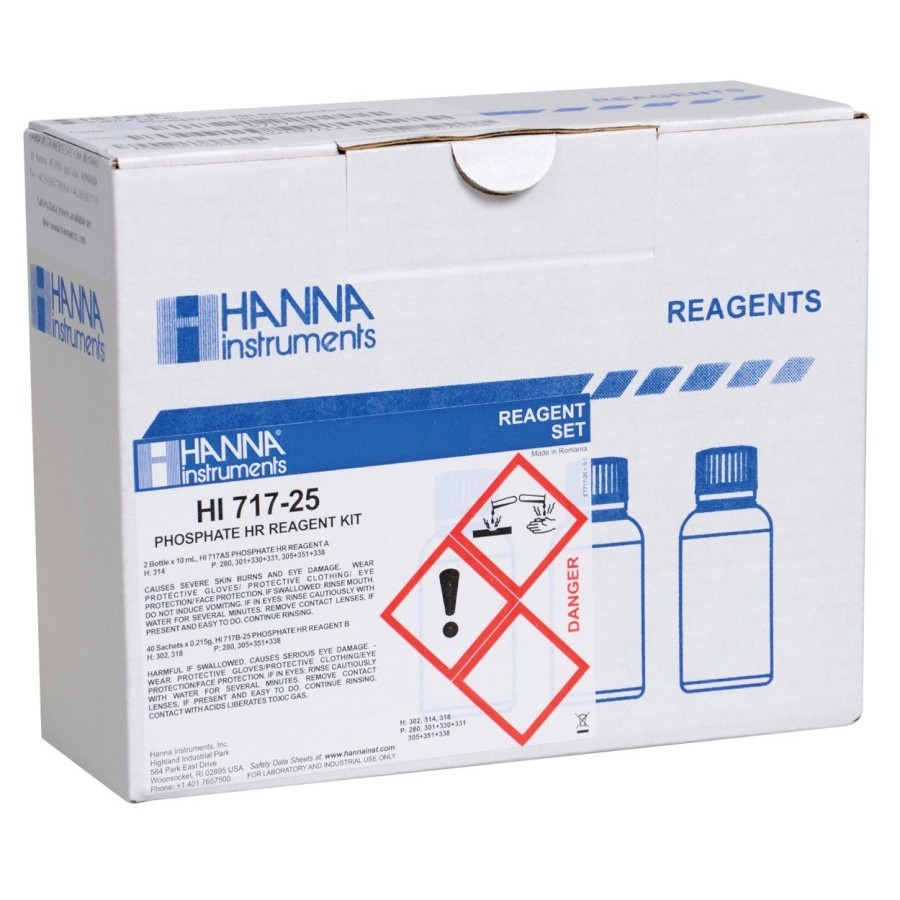 Jual HANNA HI 717-25 Phosphate Reagent HR for CHecker HI717-25 | Shopee ...
