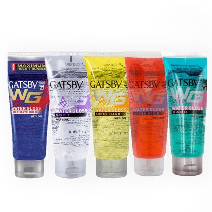 Jual Gatsby Water Gloss Wg 100g TUBE Minyak Rambut Pria/ Getsby Gesbi ...