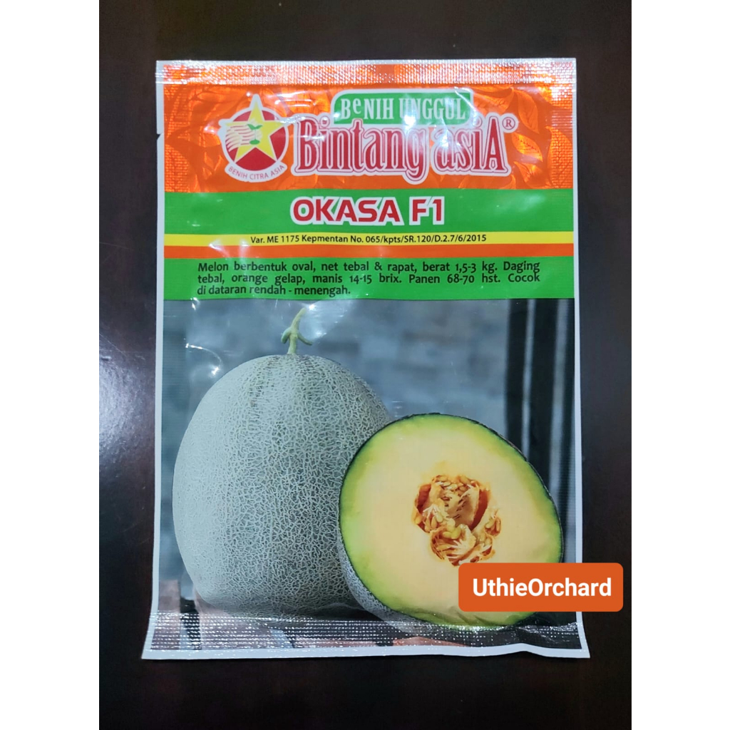 Jual Benih Bintang Asia - Rock Melon Okasa F1 Kemasan 20 gr | Shopee ...
