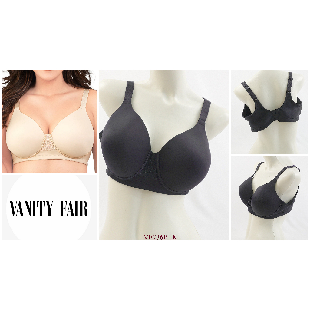 Jual Bra Wanita Tanpa Kawat VANITY FAIR Busa Tipis Full Cup Model Polos Pakaian Dalam ...