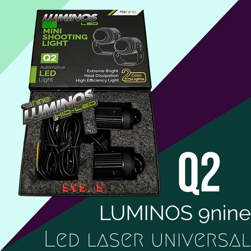 Jual Lampu D2 LUMINOS Q2 Laser 2pcs (1set) | Shopee Indonesia