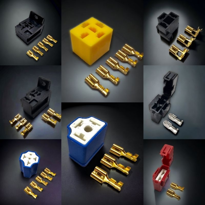 Jual Soket Only plus sekun - Soket Relay / Soket Lampu H4 / Soket ...