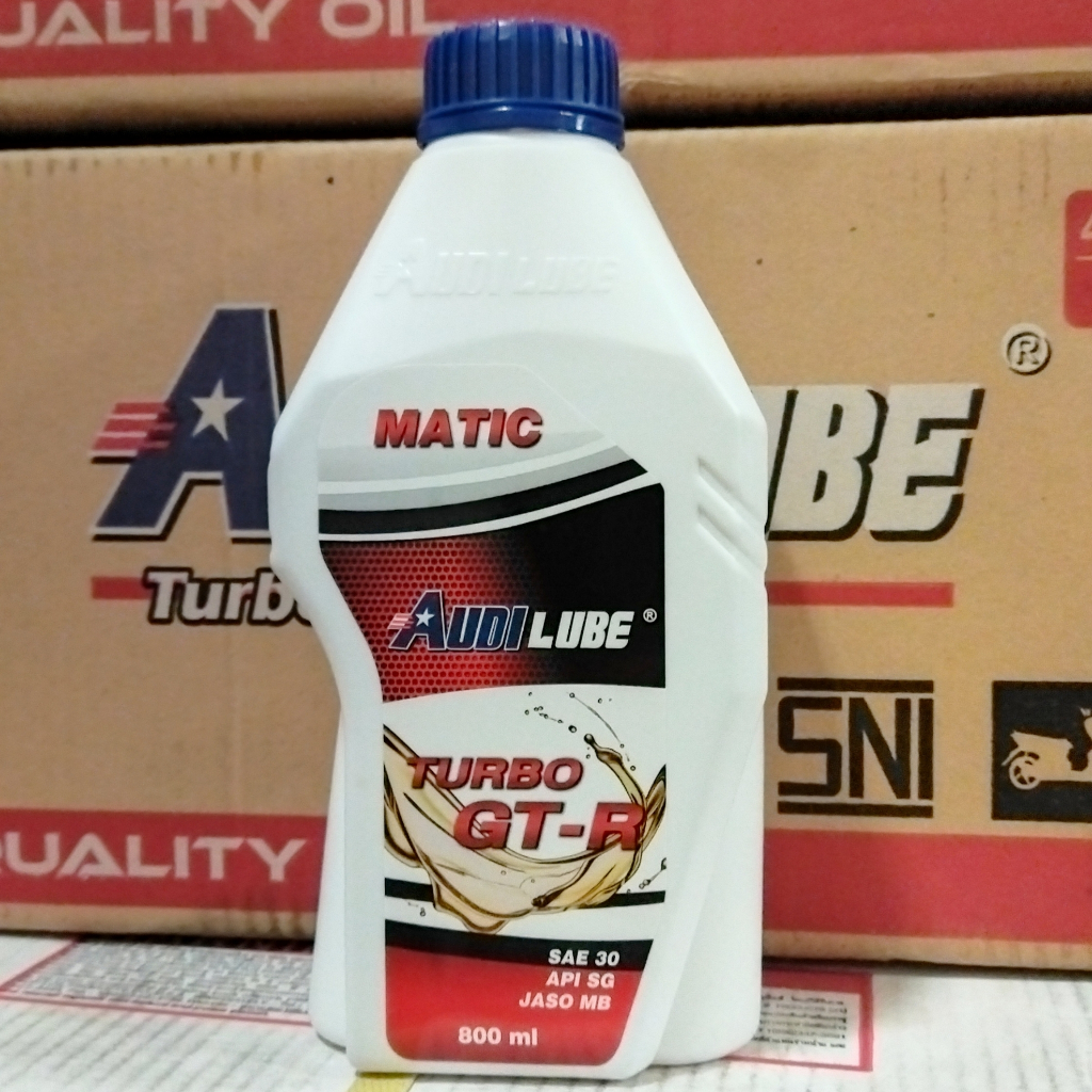 Jual OLI MESIN MOTOR MATIC AUDILUBE / AUDI LUBE MATIC 800 ML | Shopee ...