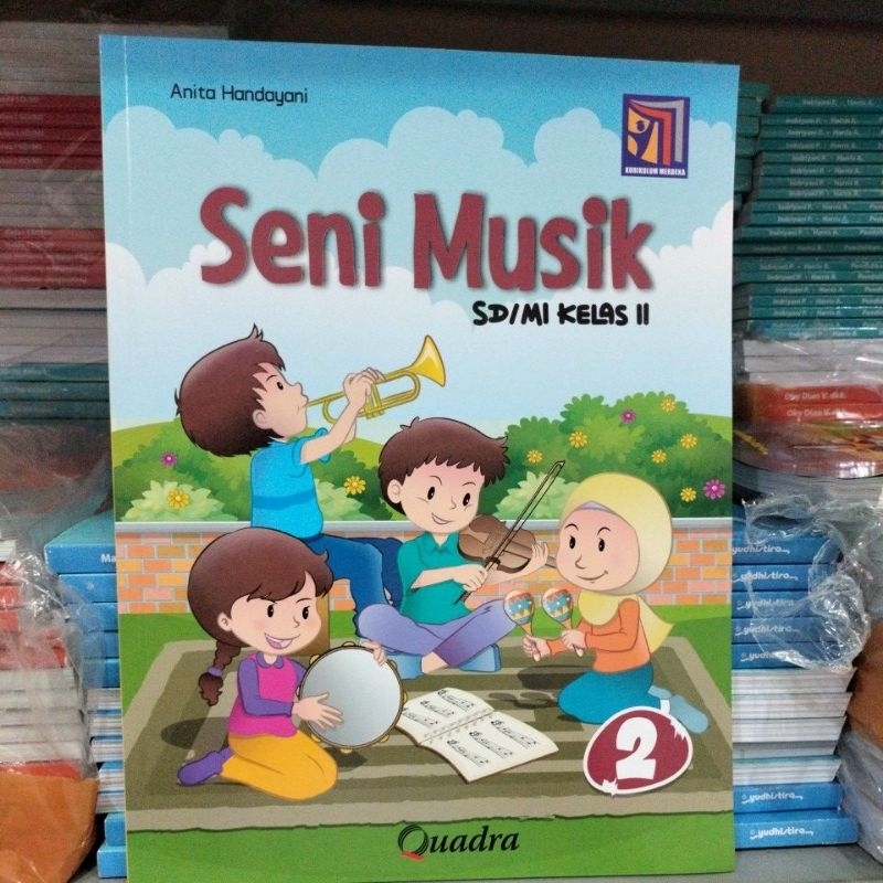 Jual seni musik kelas 2 SD penerbit Quadra kurikulum merdeka | Shopee ...