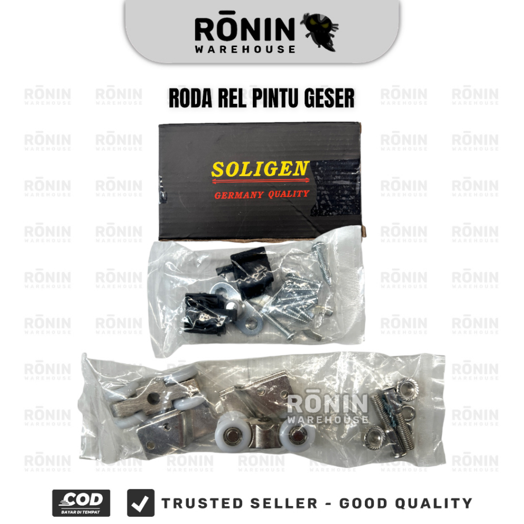 Jual SOLIGEN Roda Rel Pintu Geser Door Sliding Track Nylon Nilon ...