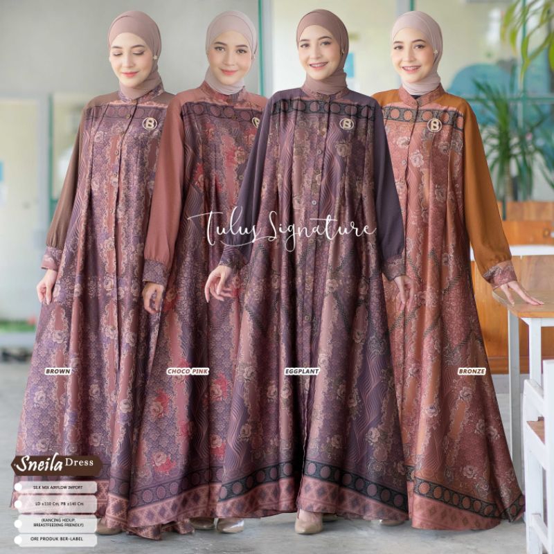 Jual SNEILA DRESS CANTIK ORI TULUS | Shopee Indonesia