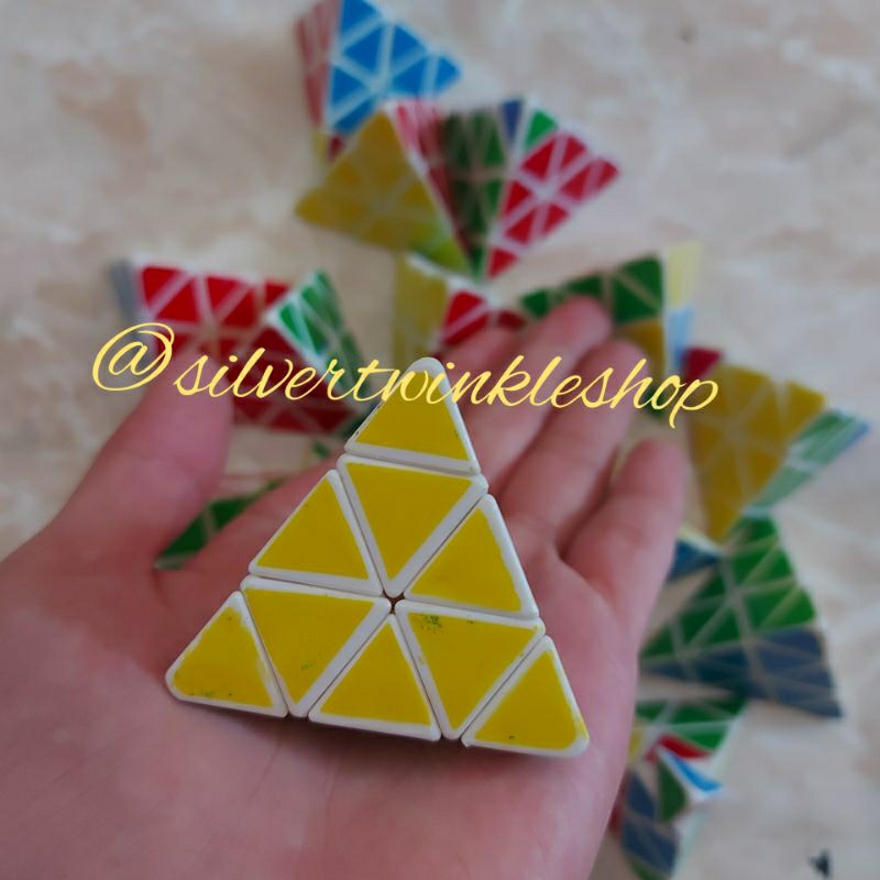 Jual Mainan edukasi anak rubik bentuk segitiga magic cube puzzle ...