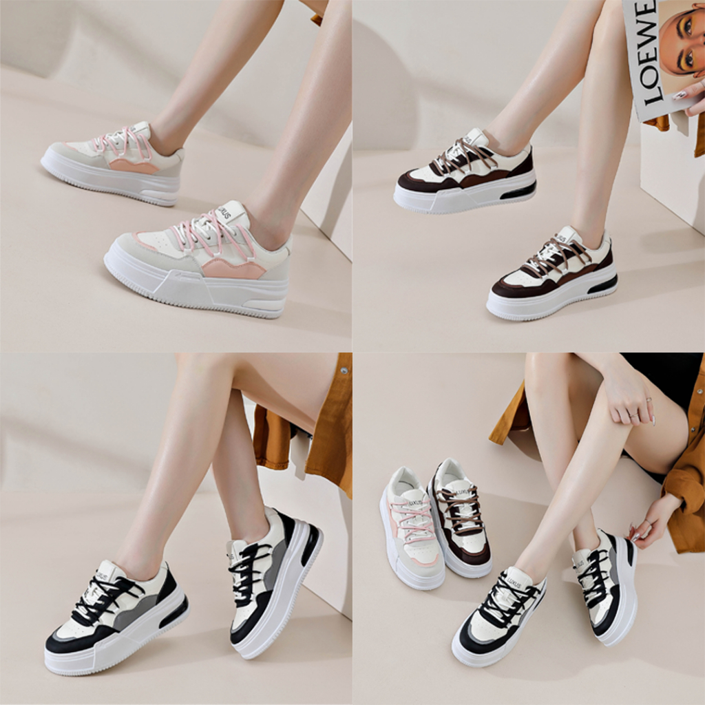 Jual Luxus Jimin Sepatu Sneakers Wanita Casual Korean Style Sport Shoes ...