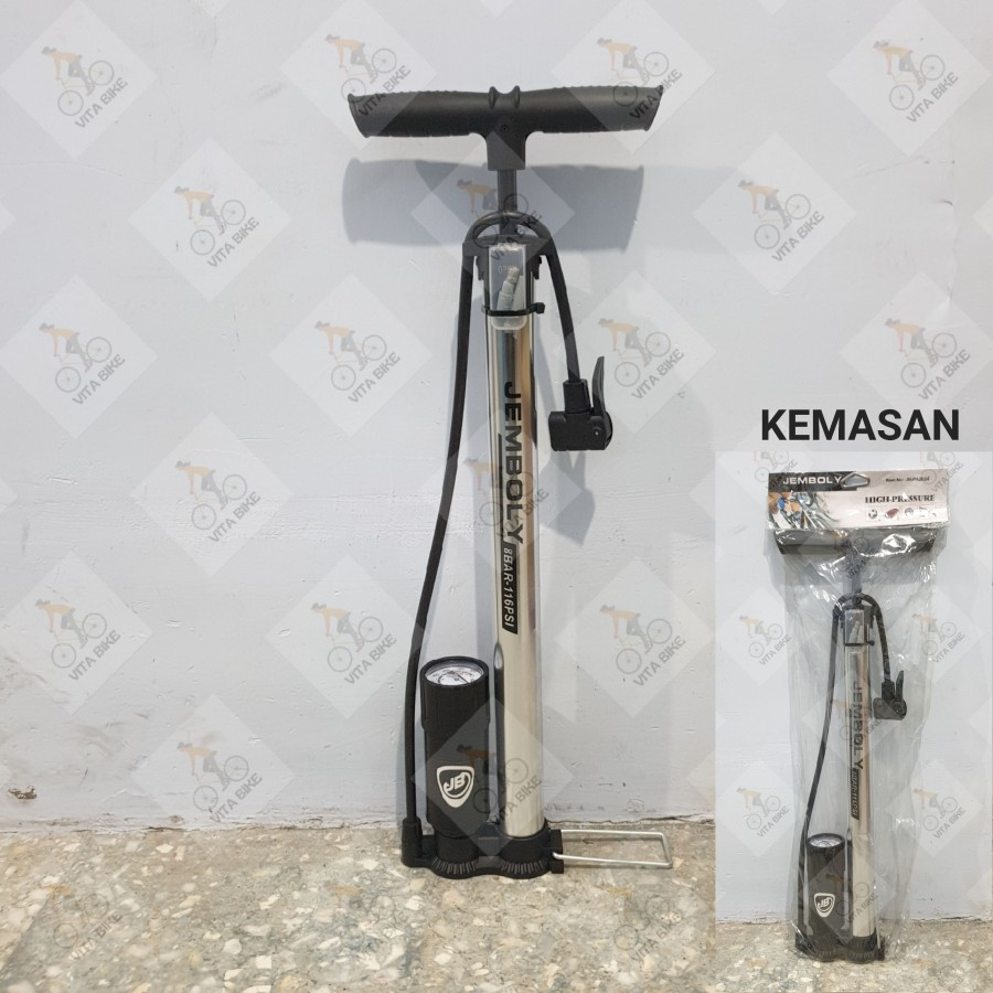 Jual Pompa Sepeda Jemboly Pompa Angin Motor Mobil Bola Balon Crom JB ...