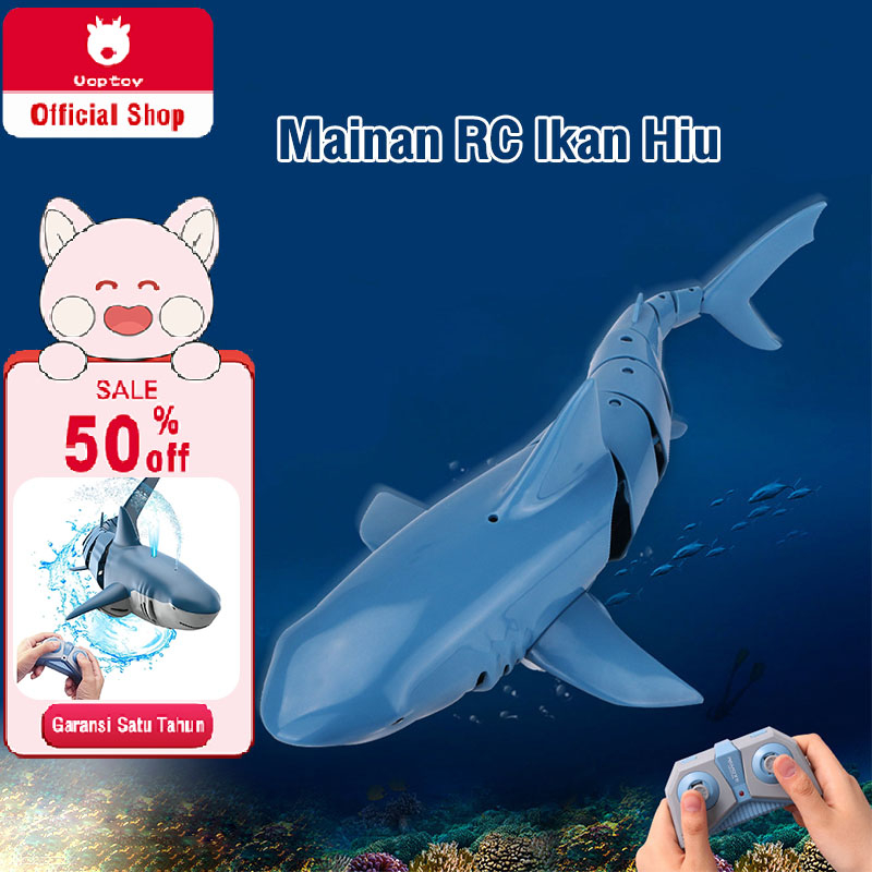 Jual Uoptoy Mainan Bawah Air Hiu Remote Control 2.4G /Upgrade dapat ...